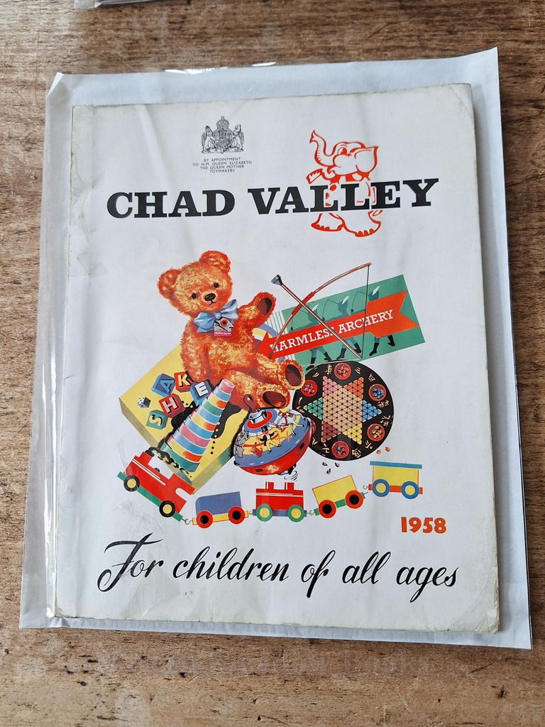 CHAD VALLEY 1958 TOY CATALOGUE FOR CHILDREN OF ALL AGES!
